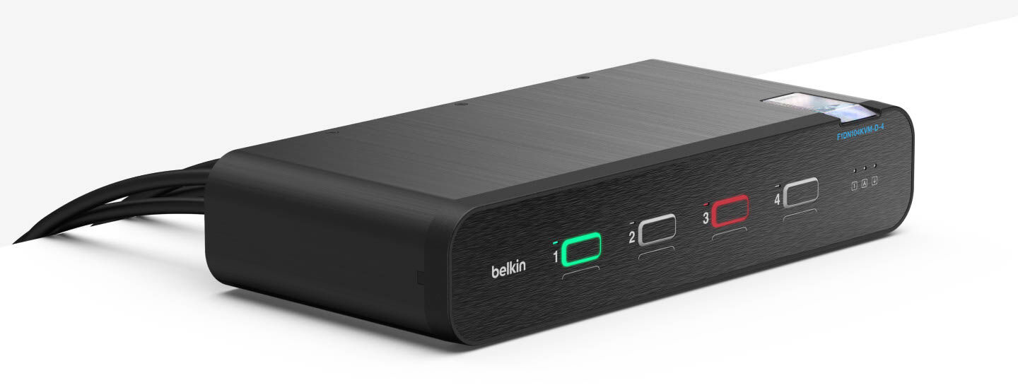 Universal DisplayPort Secure KVM, 4-Port Single Head without CAC ...