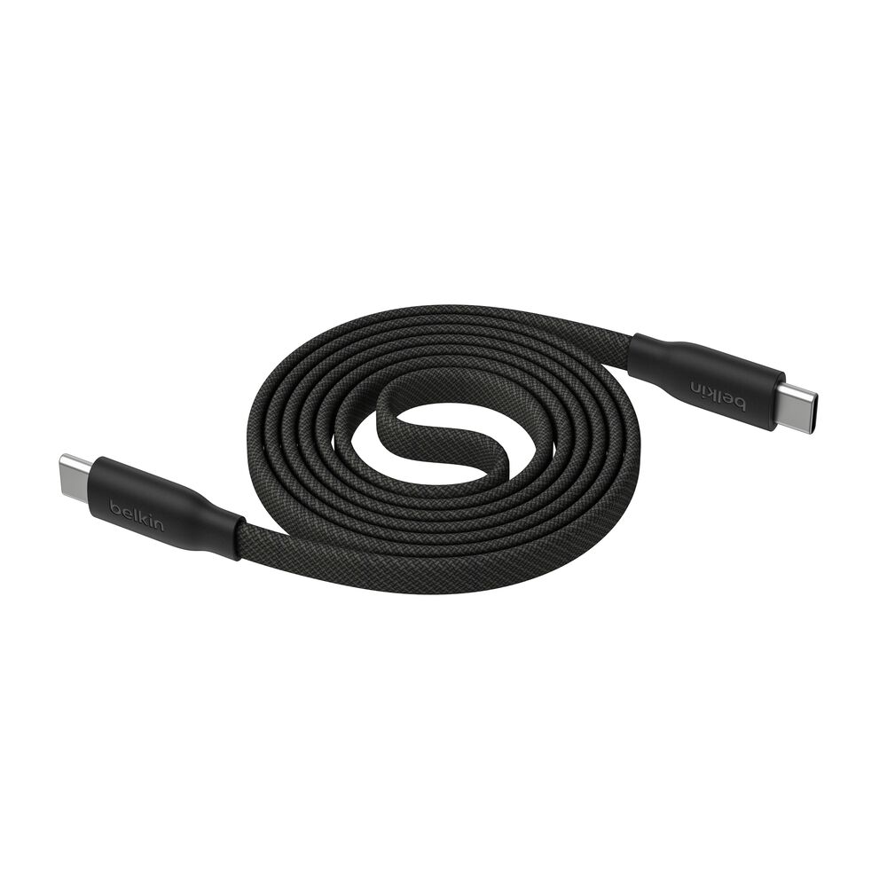 240W USB-C 브레이디드 마그네틱 플랫 케이블 | Belkin KR