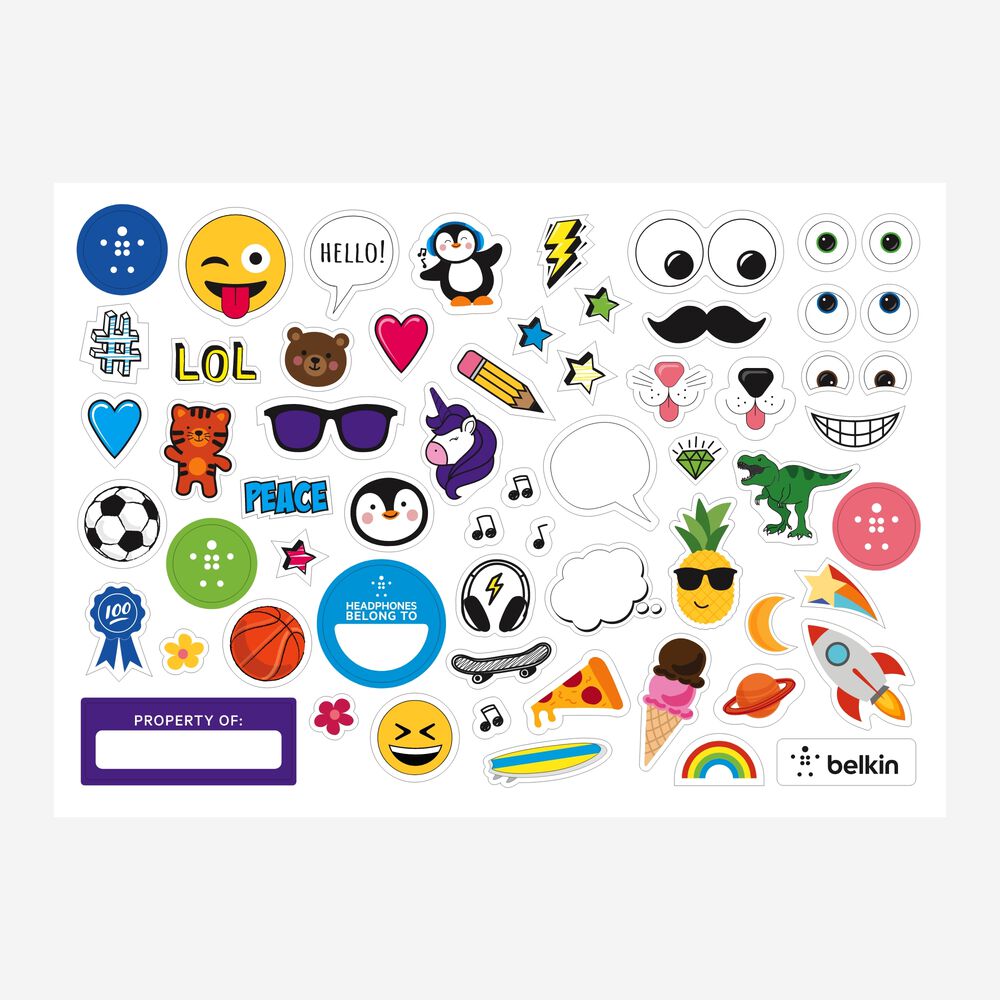 SoundForm Mini Wired On-Ear Headphones for Kids | Belkin UK