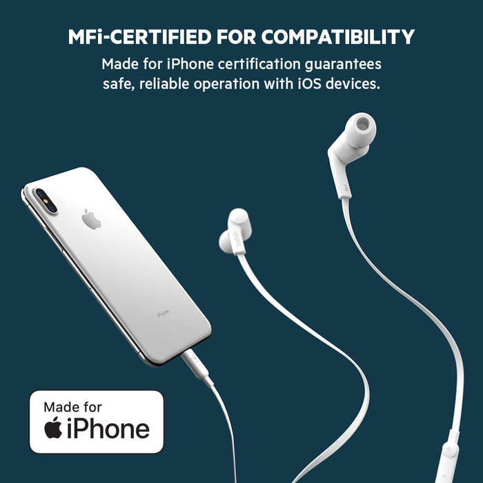 Headphones with Lightning Connector for iPhones | Belkin US