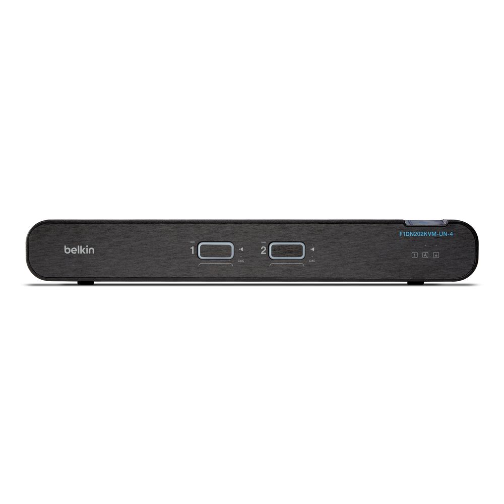 Universal Secure KVM Switch, 2-Port Dual Head w/ CAC | Belkin UK