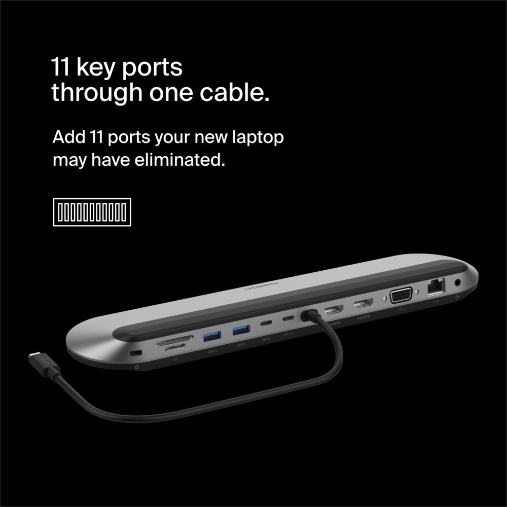 Universal USB-C 11-in-1 Pro Dock | Belkin US