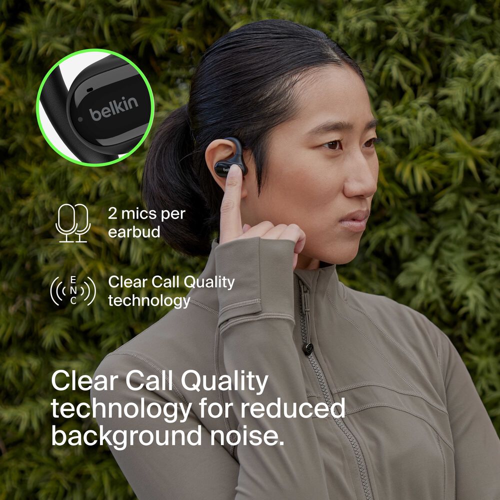 SoundForm ClearFit Open-Ear Wireless Earbuds | Belkin US