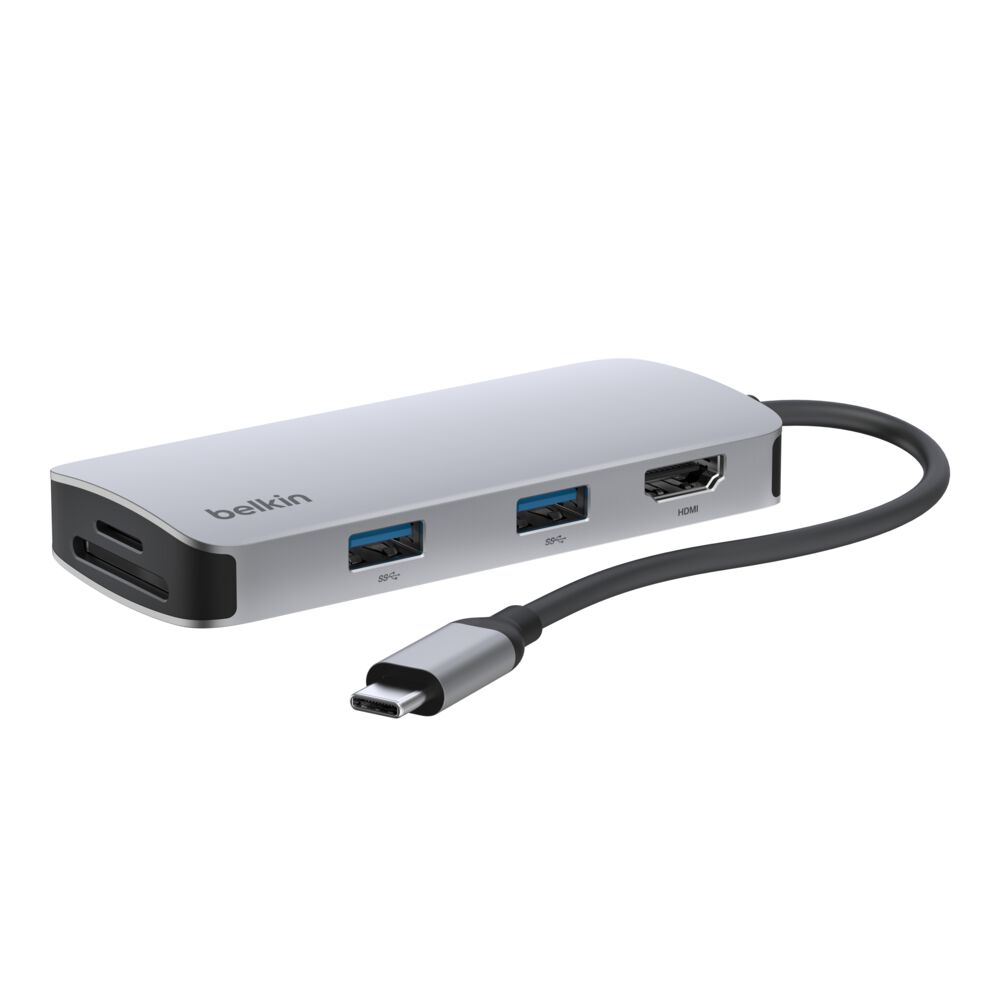 5-in-1 Multiport USB-C Hub, 4K HDMI | Belkin IN