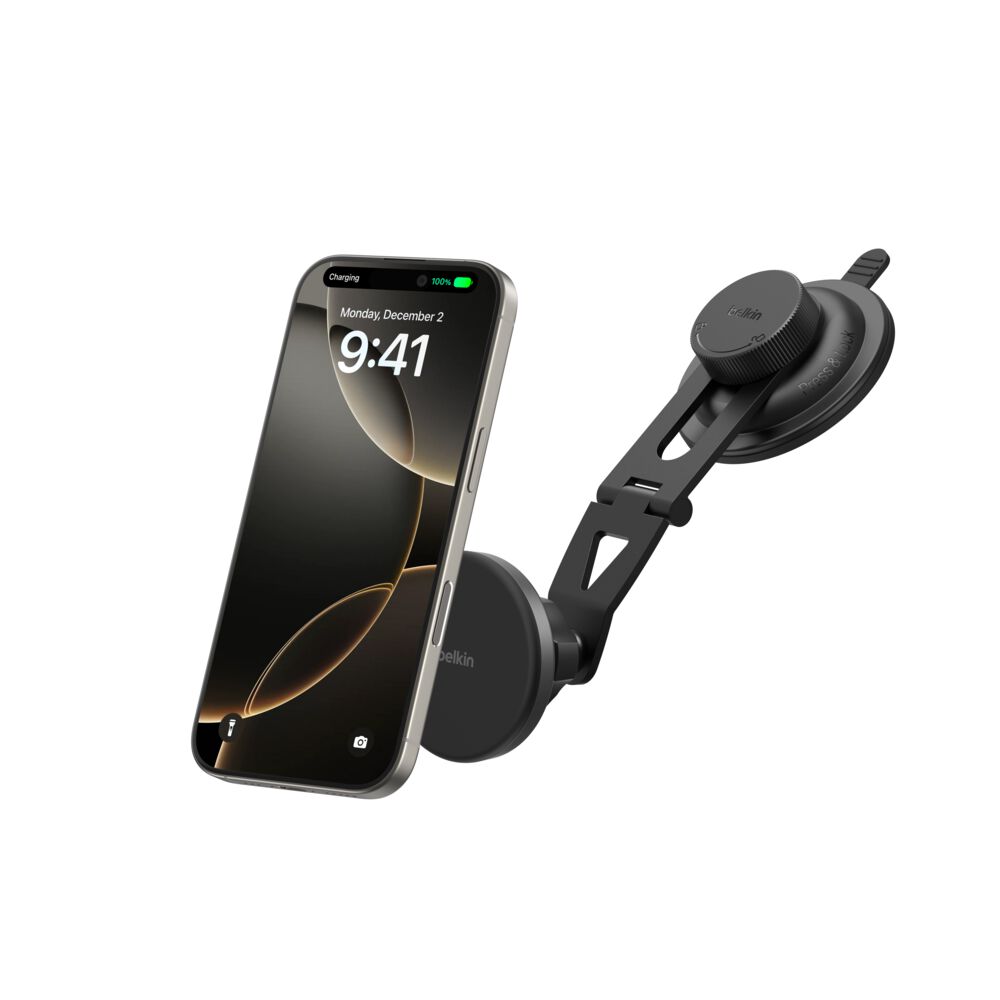 BoostCharge Magnetic Wireless Charging EV Mount | Belkin TH