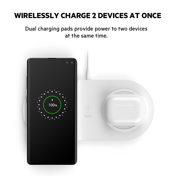 Dual Wireless Charging Pads for iPhone & Android | Belkin US