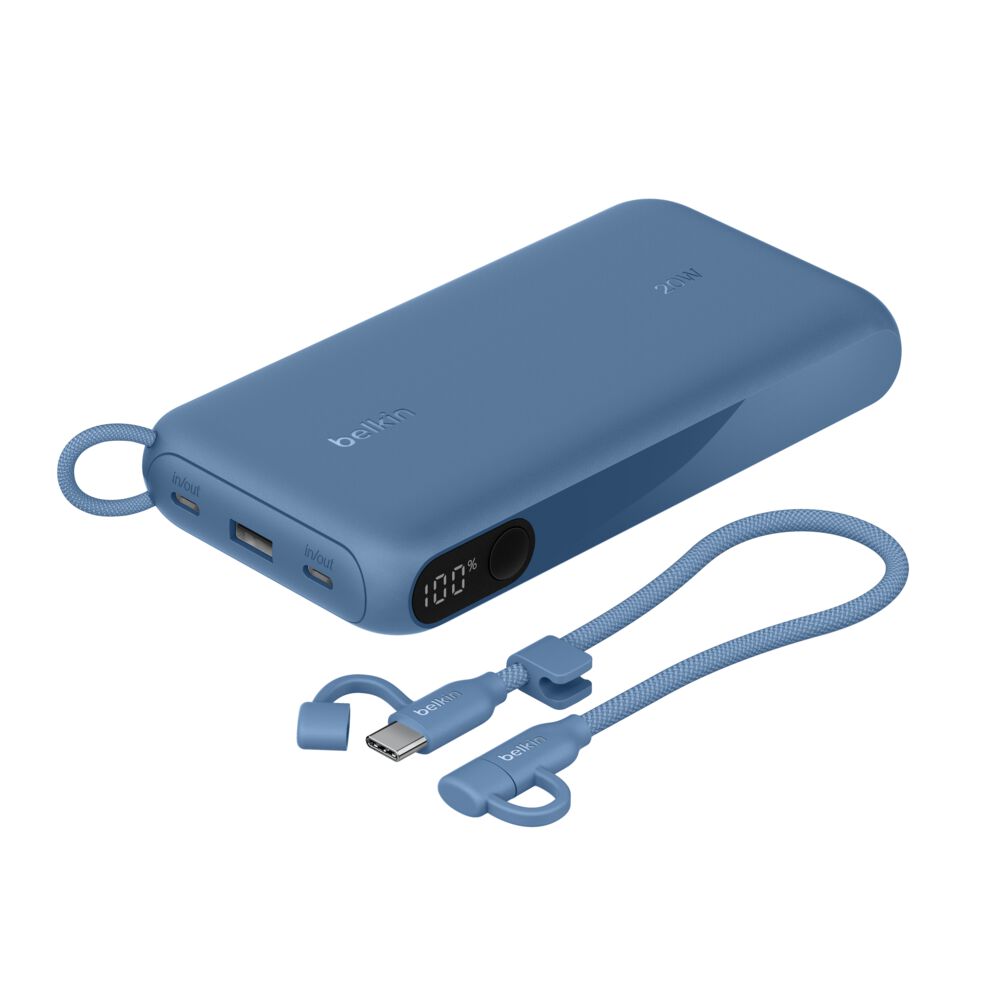Portable Power Bank with Detachable Cable 10K | Belkin UK