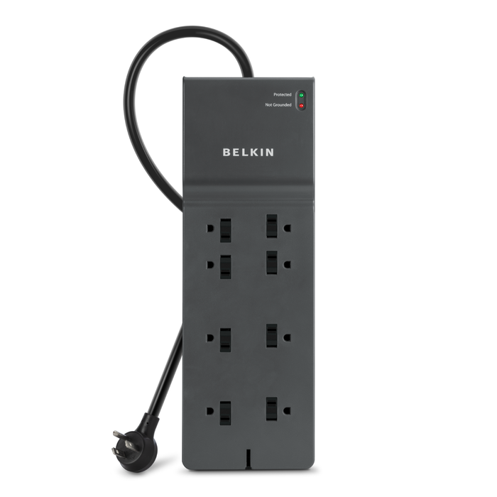 8-Outlet Commercial Surge Protector 8' Cord | Belkin US