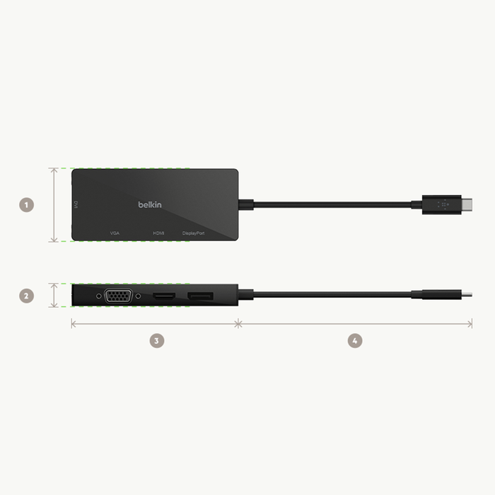 USB-C Video Adapter?(HDMI, DisplayPort, DVI, VGA) | Belkin US