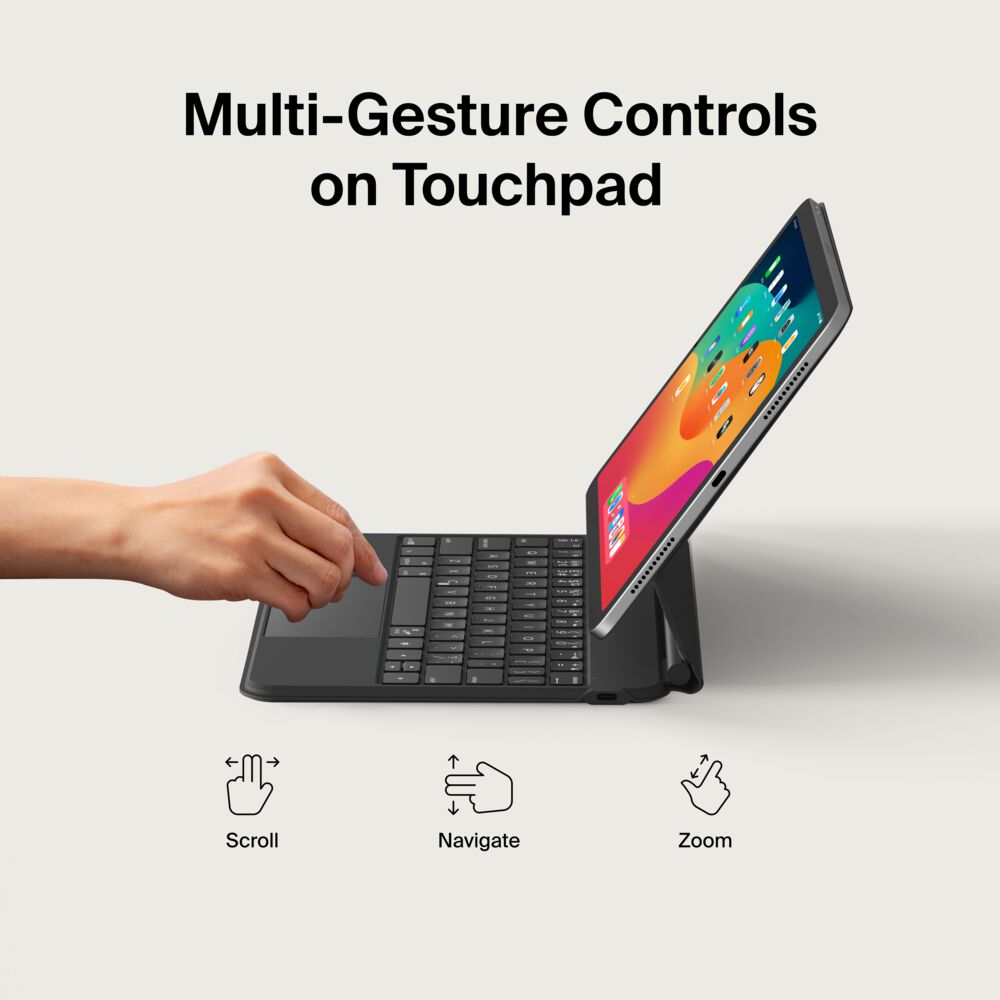 Pro Keyboard Case with Magnetic Stand, Bluetooth Keyboard | Belkin UK