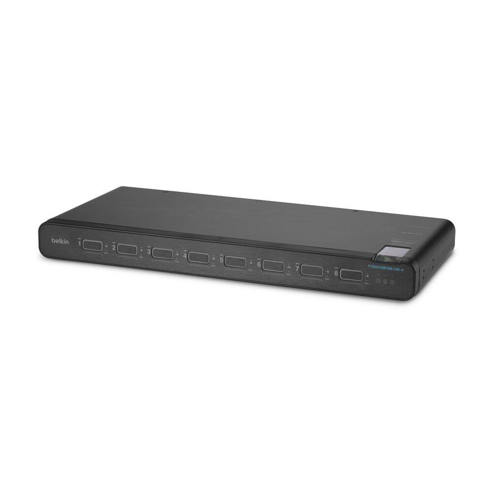 Universal Secure KVM Switch, 8-Port Single Head w/ CAC | Belkin CA