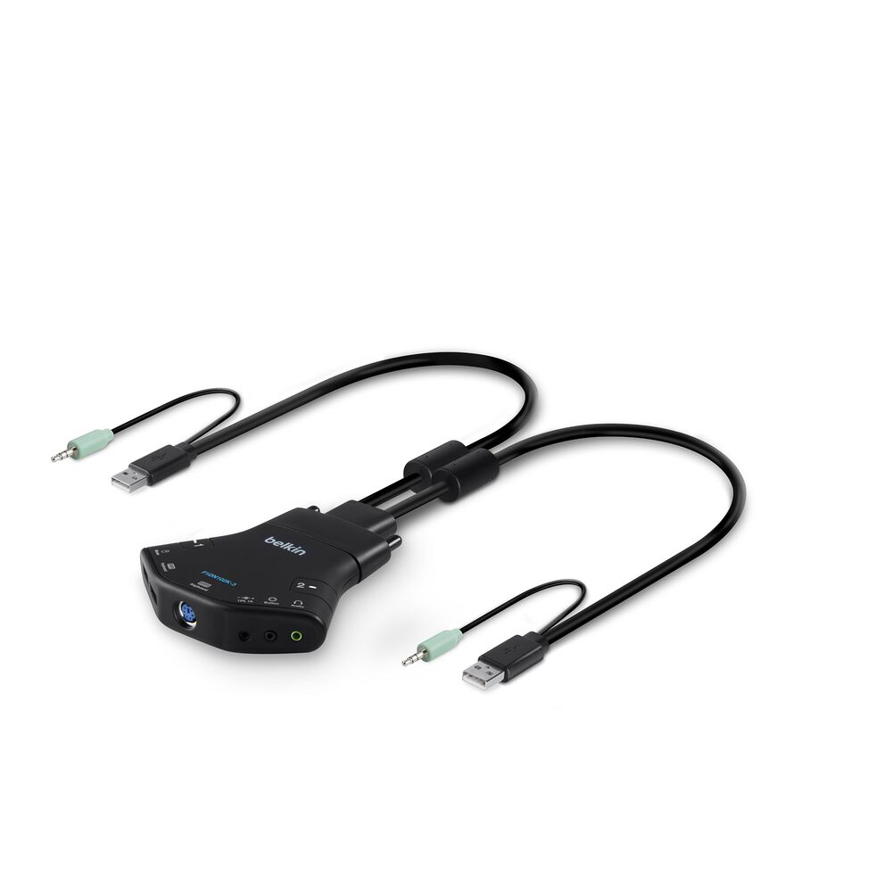 Belkin Secure Flip 2-Port KM Switch | Belkin ID