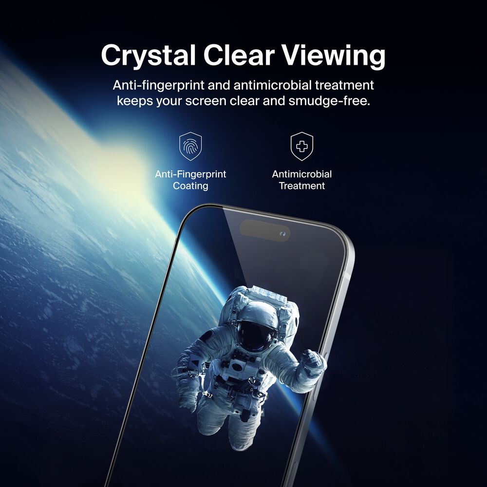 InvisiGlass Treated Screen Protector for iPhone | Belkin MY