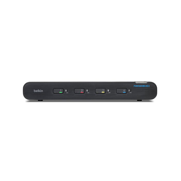 Belkin Universal Secure KVM Switch, 4 Port, Single Head | Belkin ID