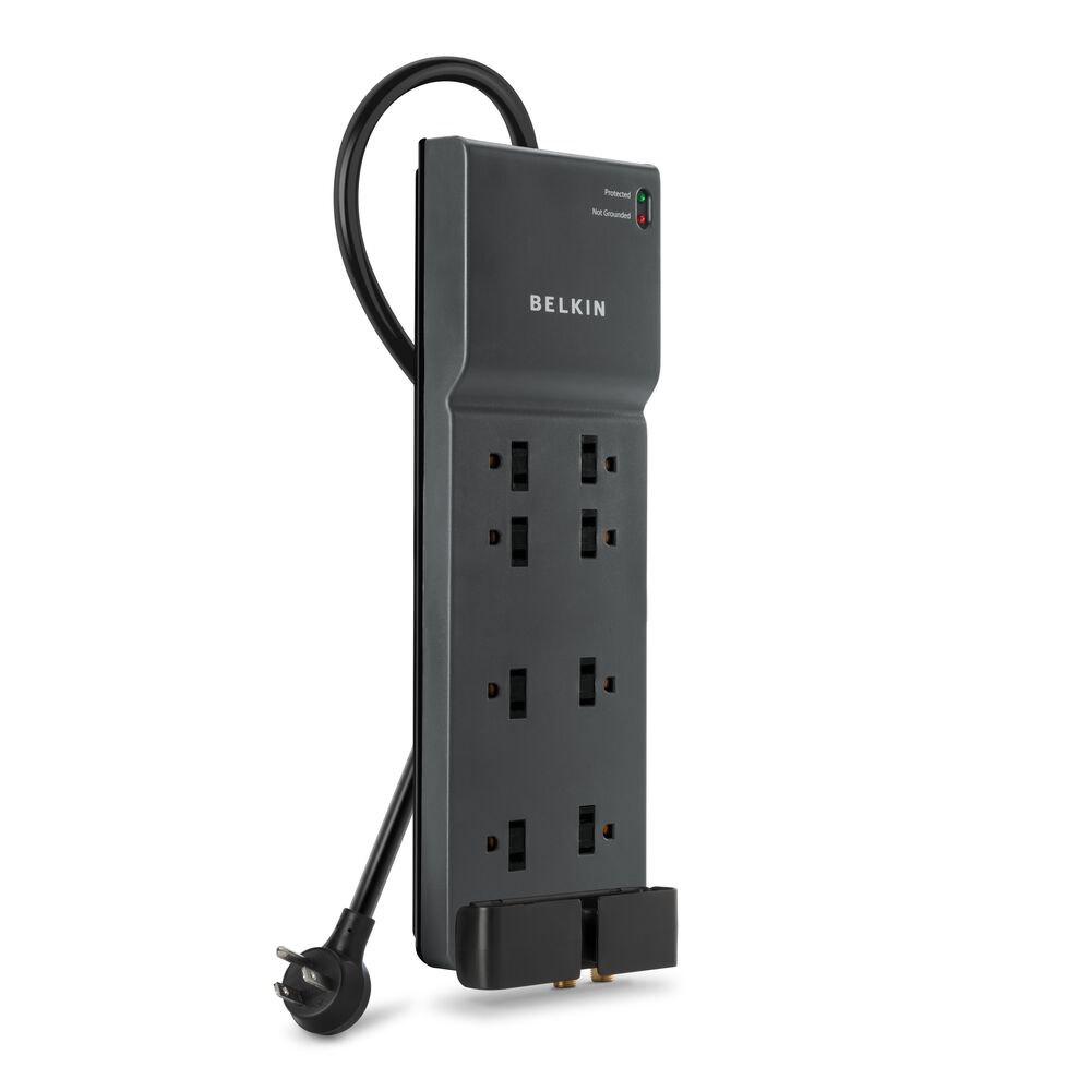 Belkin 8 Outlet Home/Office Surge Protector with coaxial protection ...