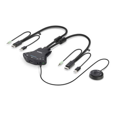 Belkin Official Support - Secure 2-port Flip DP-to-DP KVM with Audio ...