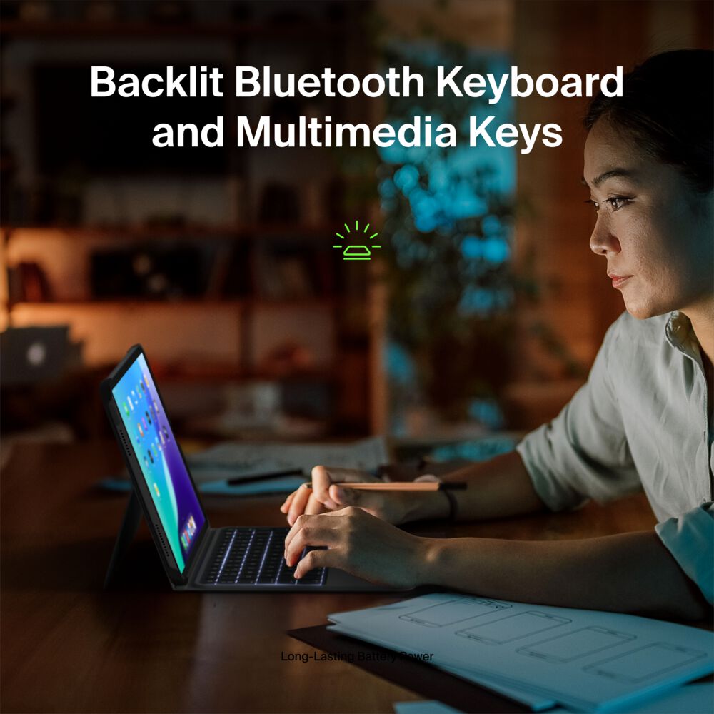 Everyday Keyboard Case with Backlit Bluetooth Keyboard | Belkin US