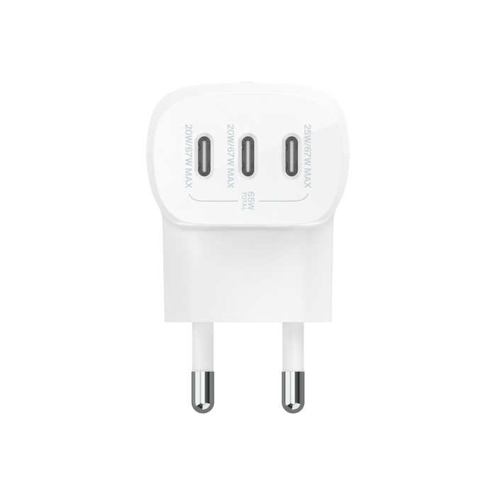 The USB-C wall charger to fast charge 3 devices at once. | Belkin TH