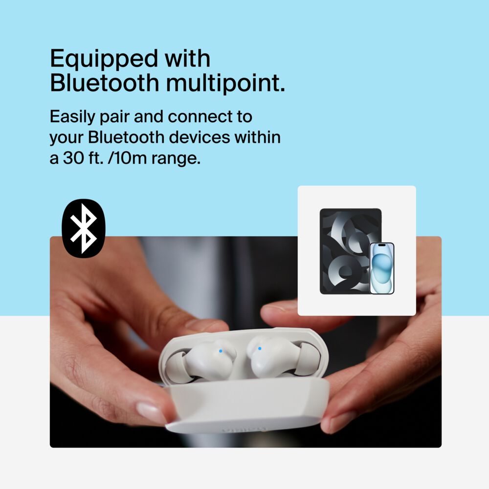 SoundForm Rhythm True Wireless Earbuds, 28hr playtime | Belkin US