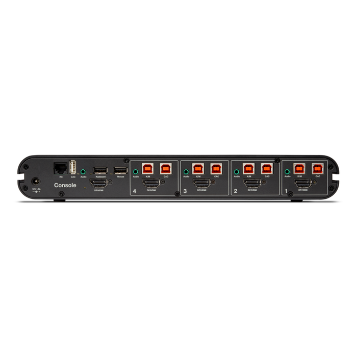 Universal Secure KVM Switch, 4-Port Single Head w/ CAC | Belkin ID