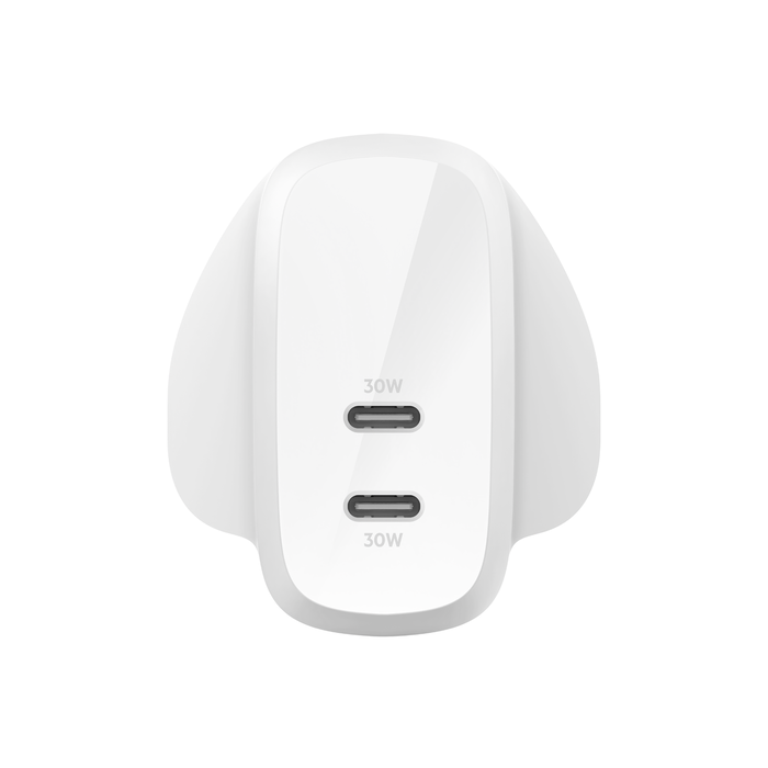 USB-C® Wall Charger with PPS 60W + 4-Port USB Power Extender | Belkin HK