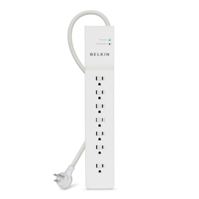 7-Outlet Commercial Surge Protector 6' Cord | Belkin US