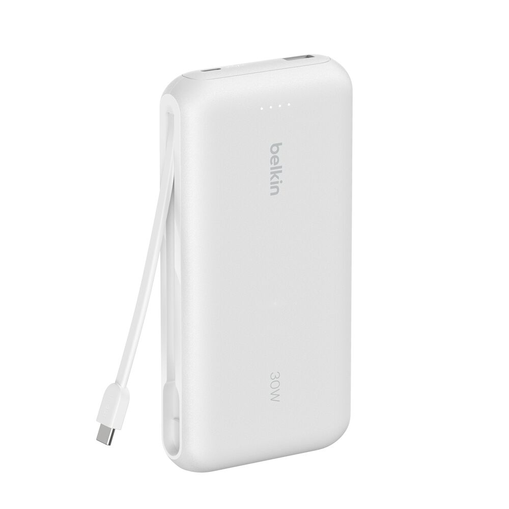 Portable Power Bank with Integrated Cable 10K and 20K | Belkin AU
