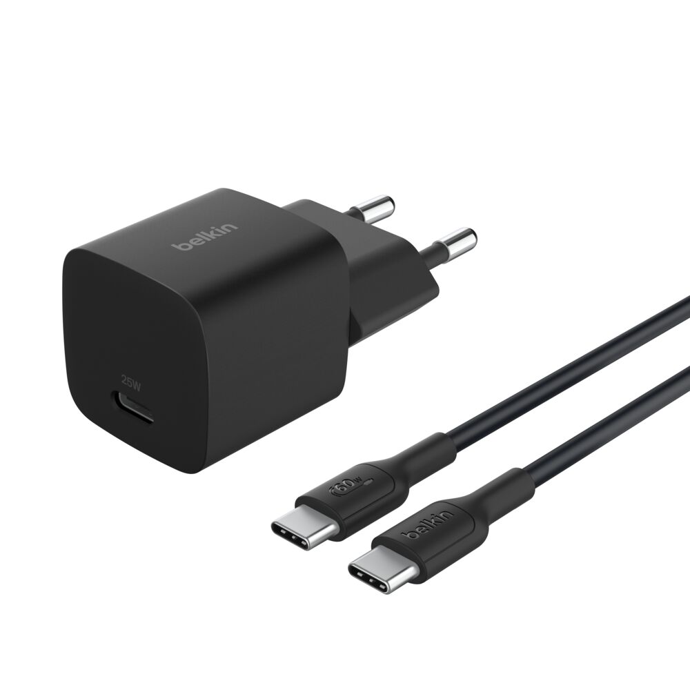 USB-C-Ladegerät (25 W) und USB-C-/USB-C-Kabel | Belkin DE