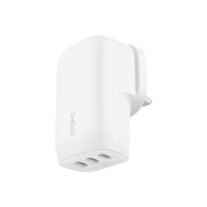 Fast 3-Port USB-C Wall Charger + USB-C to USB-C cable. | Belkin UK
