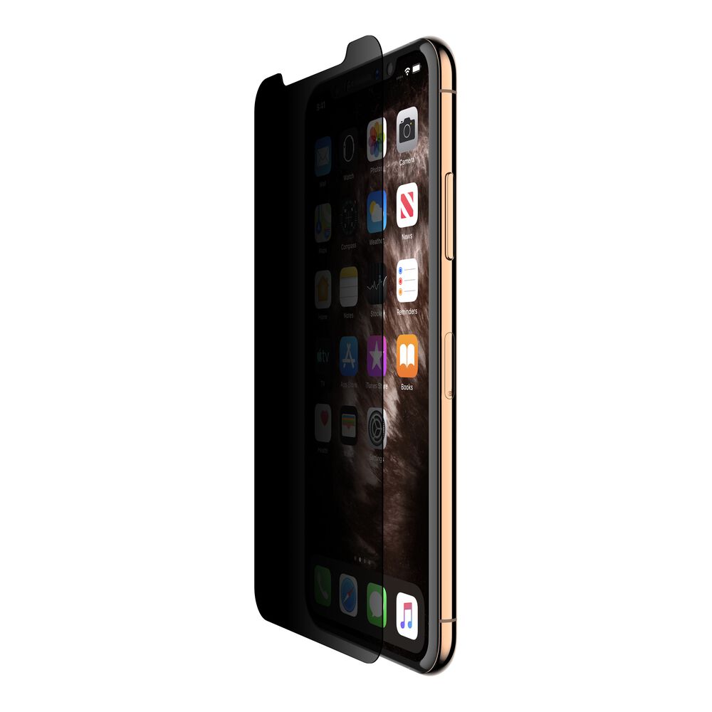 Tempered Glass Privacy Screen Protector for iPhone 11 Pro Max | Belkin ...