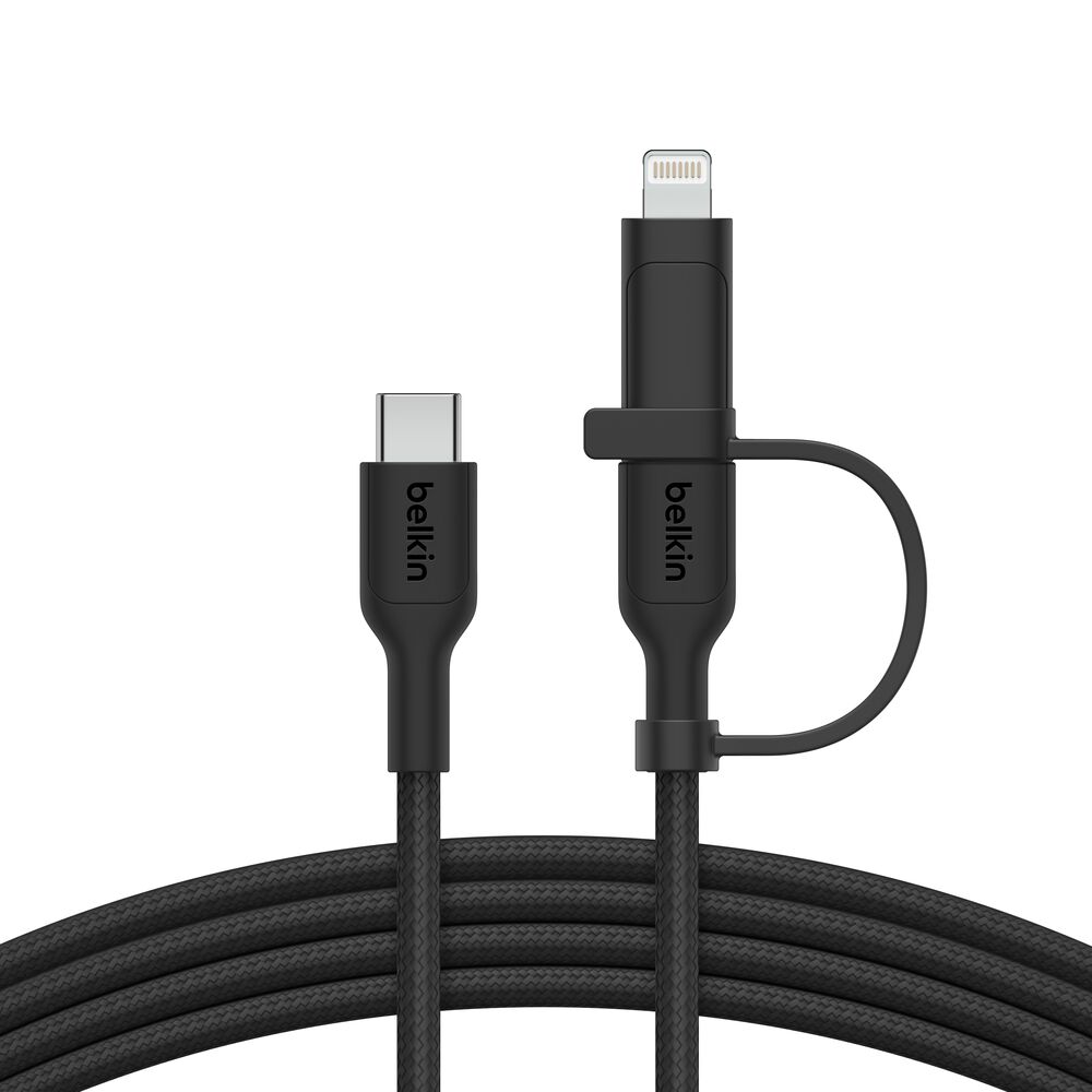 2-in-1 Cable with USB-C and Lightning Connector | Belkin UK