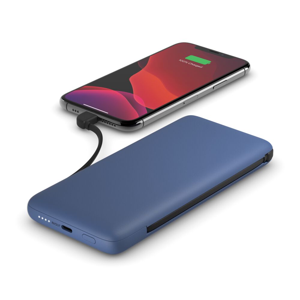 10K USB-C PD Power Bank with Integrated Cables | Belkin US