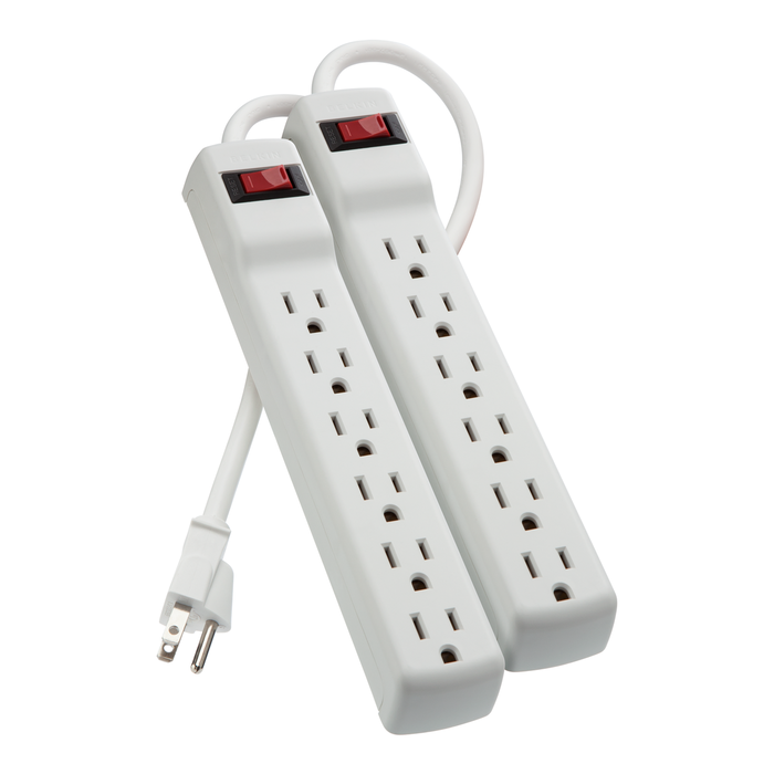 Buy the Belkin 6-Outlet Surge Protector 2ft. Cord (2-Pack) | Belkin US