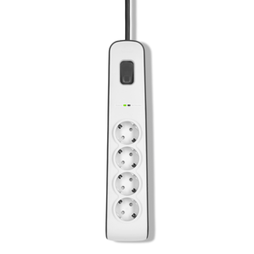 4-outlet Surge Protection Strip with 2M Power Cord | Belkin UK