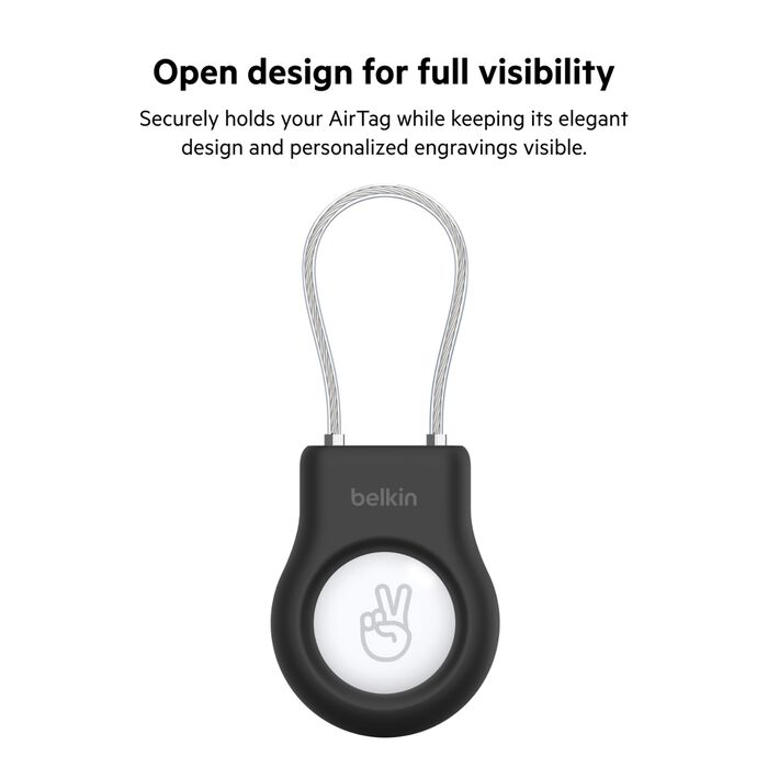 Secure Holder with Wire Cable for AirTag | Belkin US