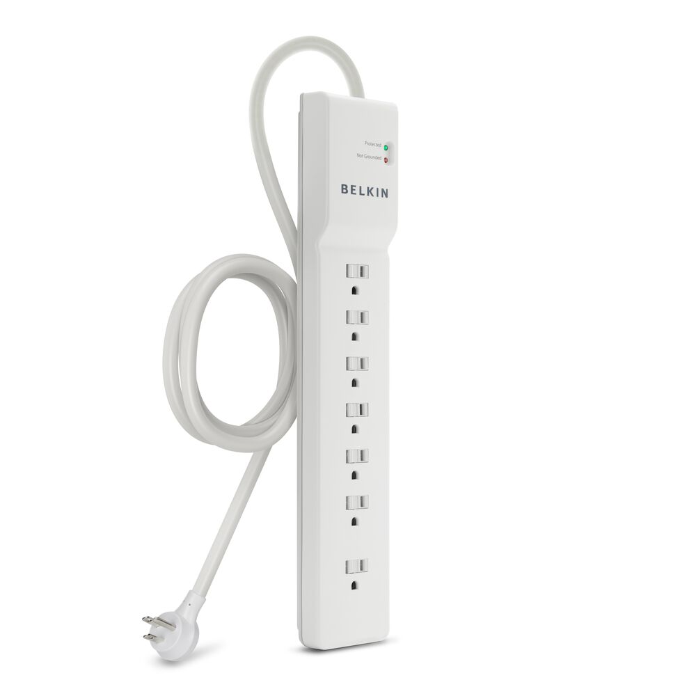 7-Outlet Commercial Surge Protector 7' Cord | Belkin US