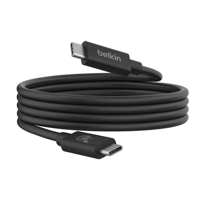 Connect USB4 Cable, 240W + 20Gbps | Belkin US