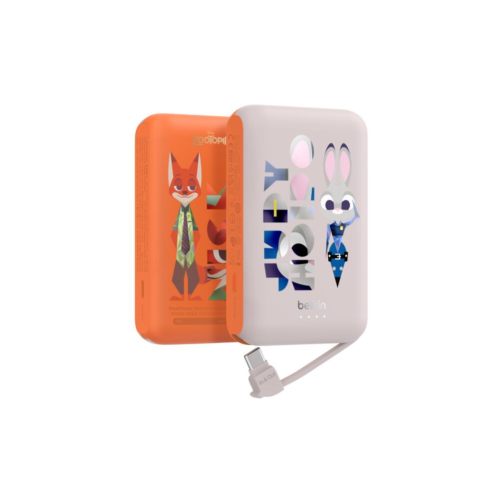 Portable Power Bank with Integrated Cable 10K (Disney Collection ...