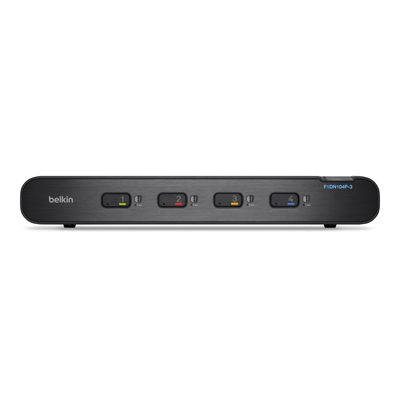 Belkin Official Support - Secure DisplayPort KVM Switch, 4-Port with CAC