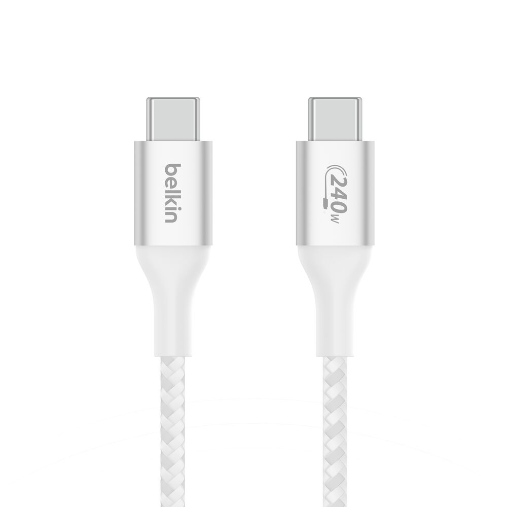 Braided USB-C to USB-C Power Supply Cable 240W | Belkin US