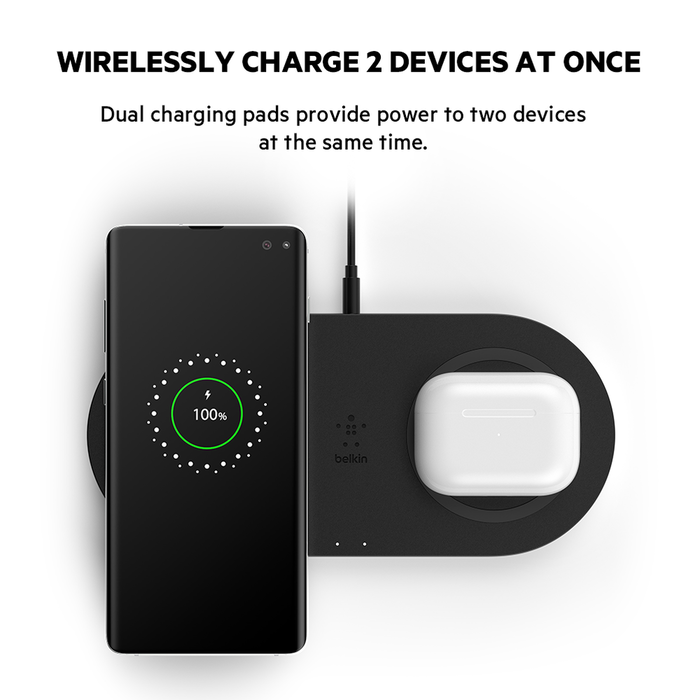 Dual Wireless Charging Pads for iPhone & Android | Belkin US
