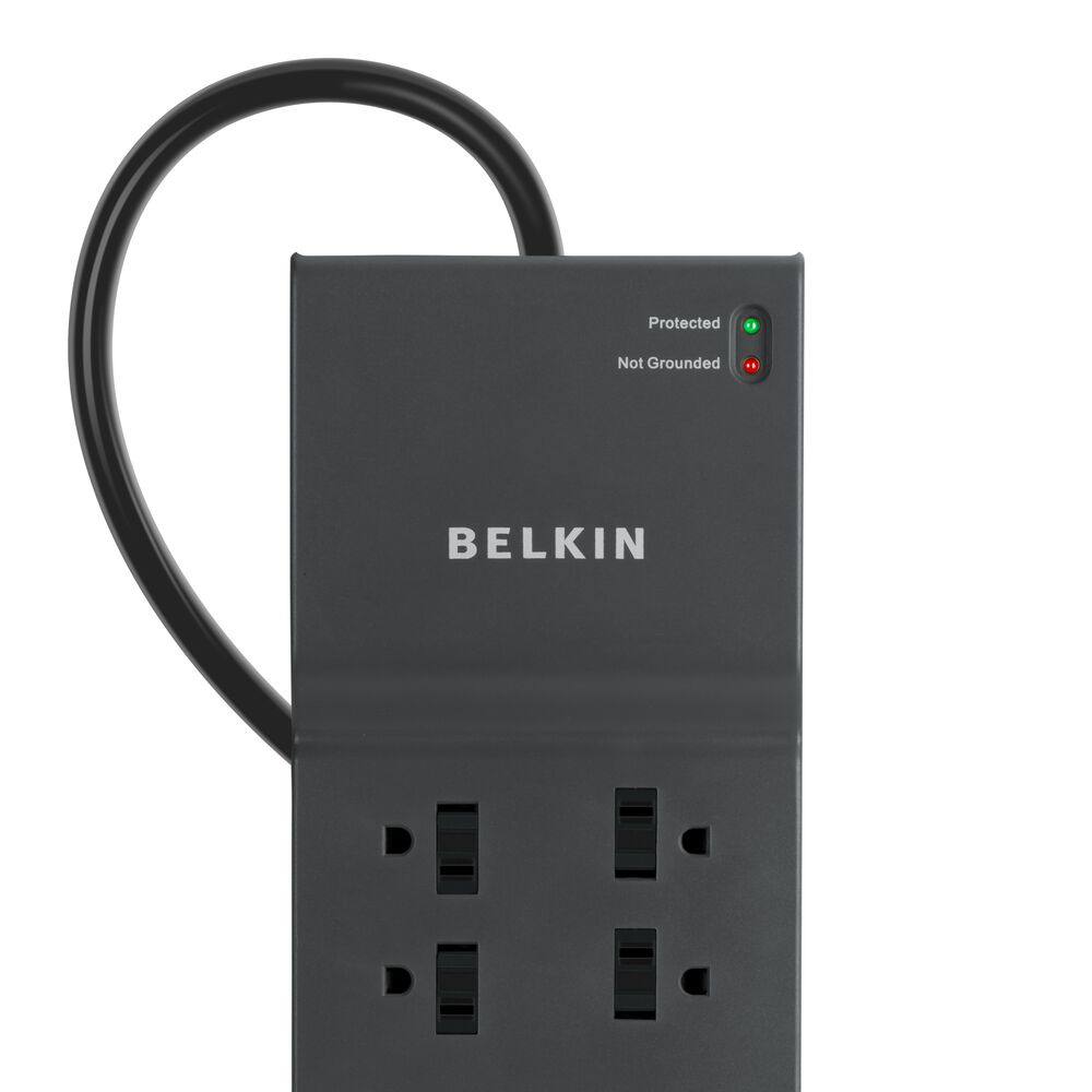 Belkin 8 Outlet Home/Office Surge Protector with coaxial protection ...