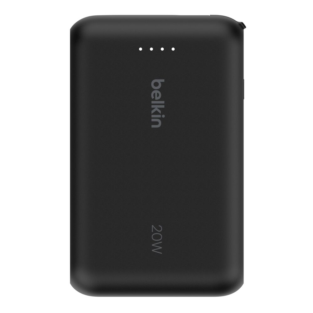 Portable Power Bank with Integrated Cable 10K and 20K | Belkin IN