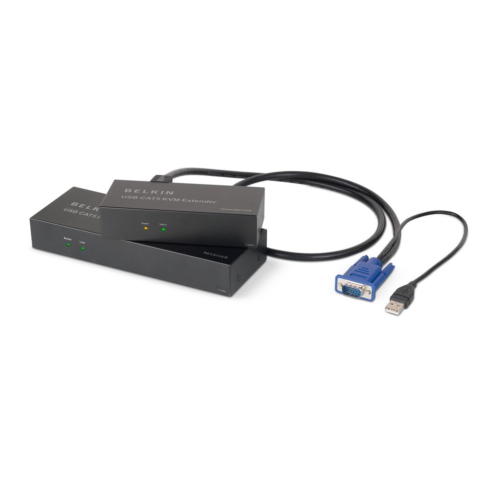 OmniView CAT5 Extender USB/VGA with KVM Cable | Belkin ID