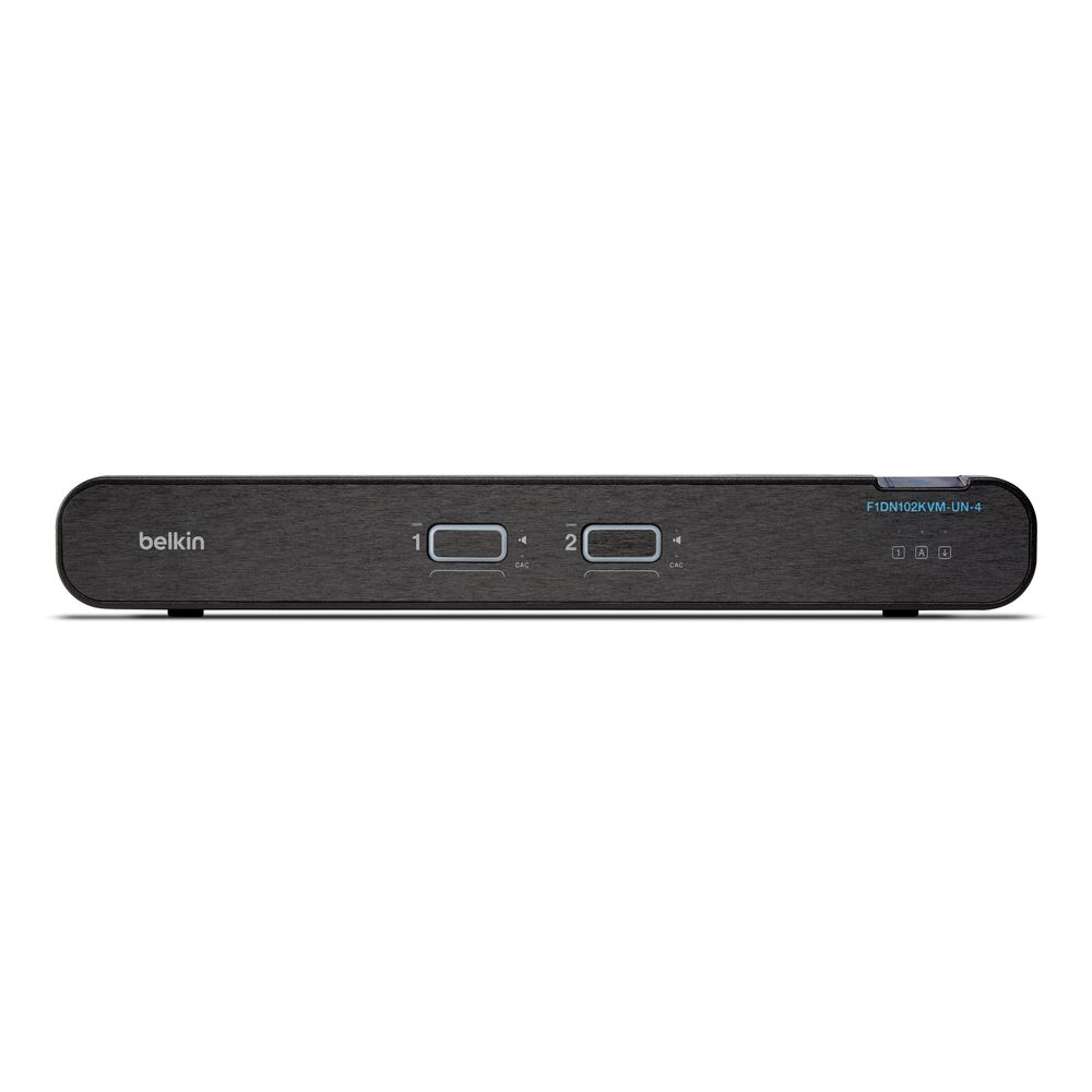Universal Secure KVM Switch, 2-Port Single Head w/ CAC | Belkin US