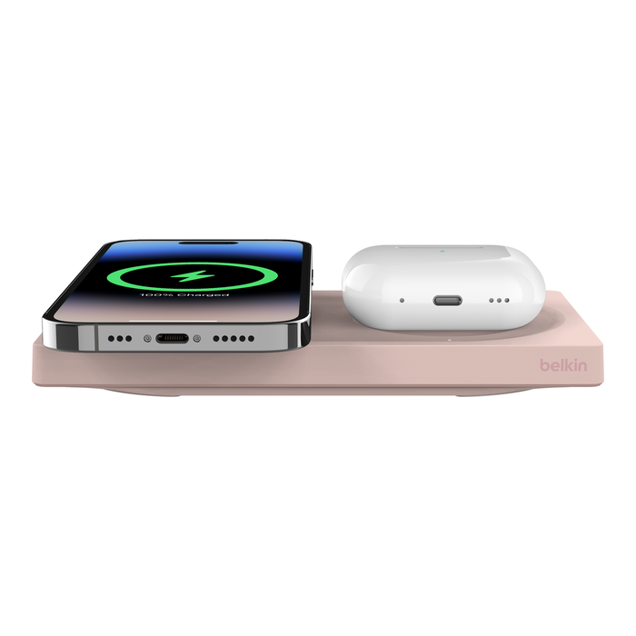 2-in-1 Wireless Charging Pad with MagSafe (15W) | Belkin TH