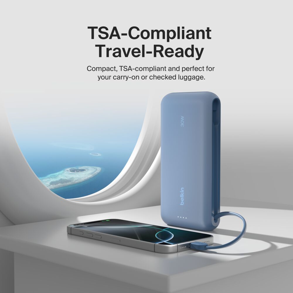 Include una Power bank 10K PD da 20 W con cavo integrato | Belkin IT