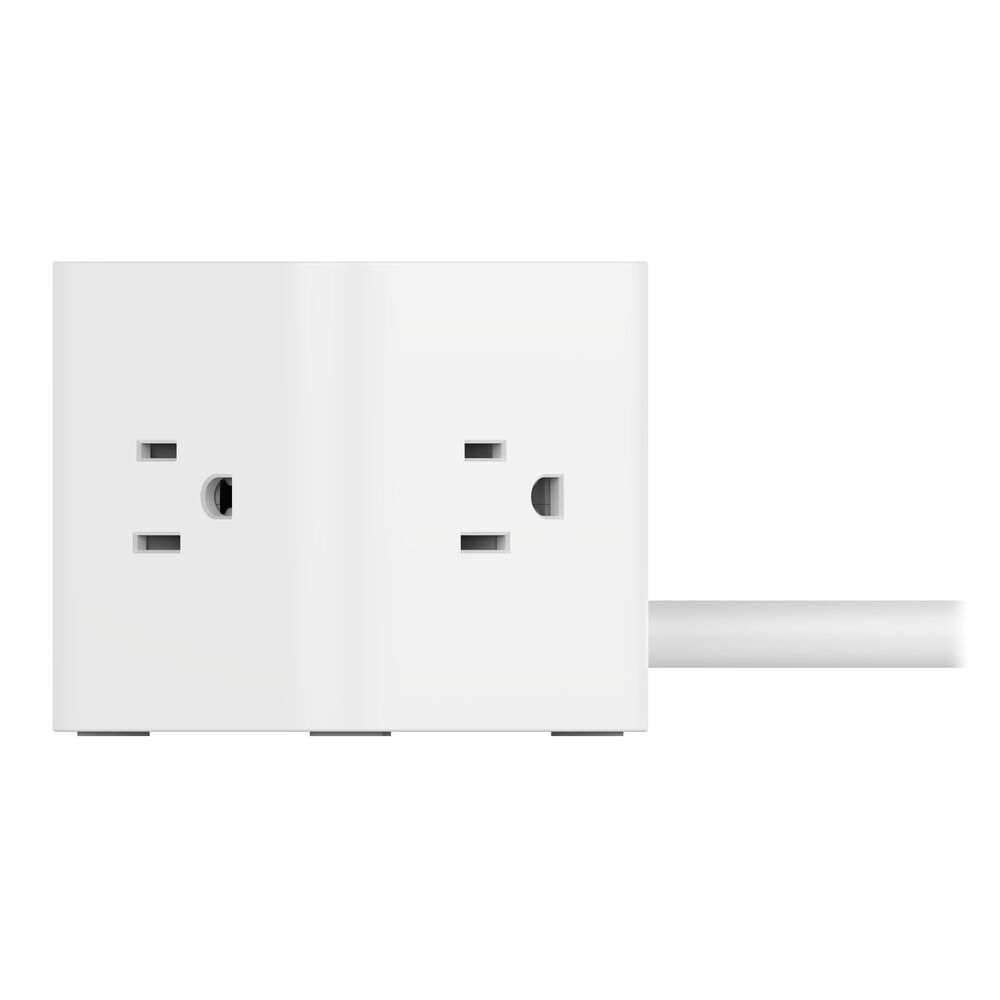 3-Outlet Power Cube with 5-Foot Cord and USB-A Ports | Belkin US