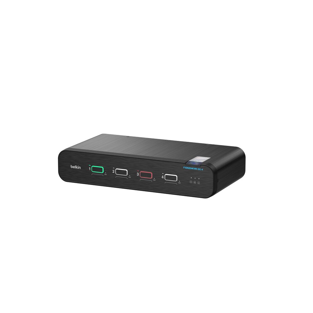 Universal DisplayPort Secure KVM, 4-Port Dual Head with CAC | Belkin US