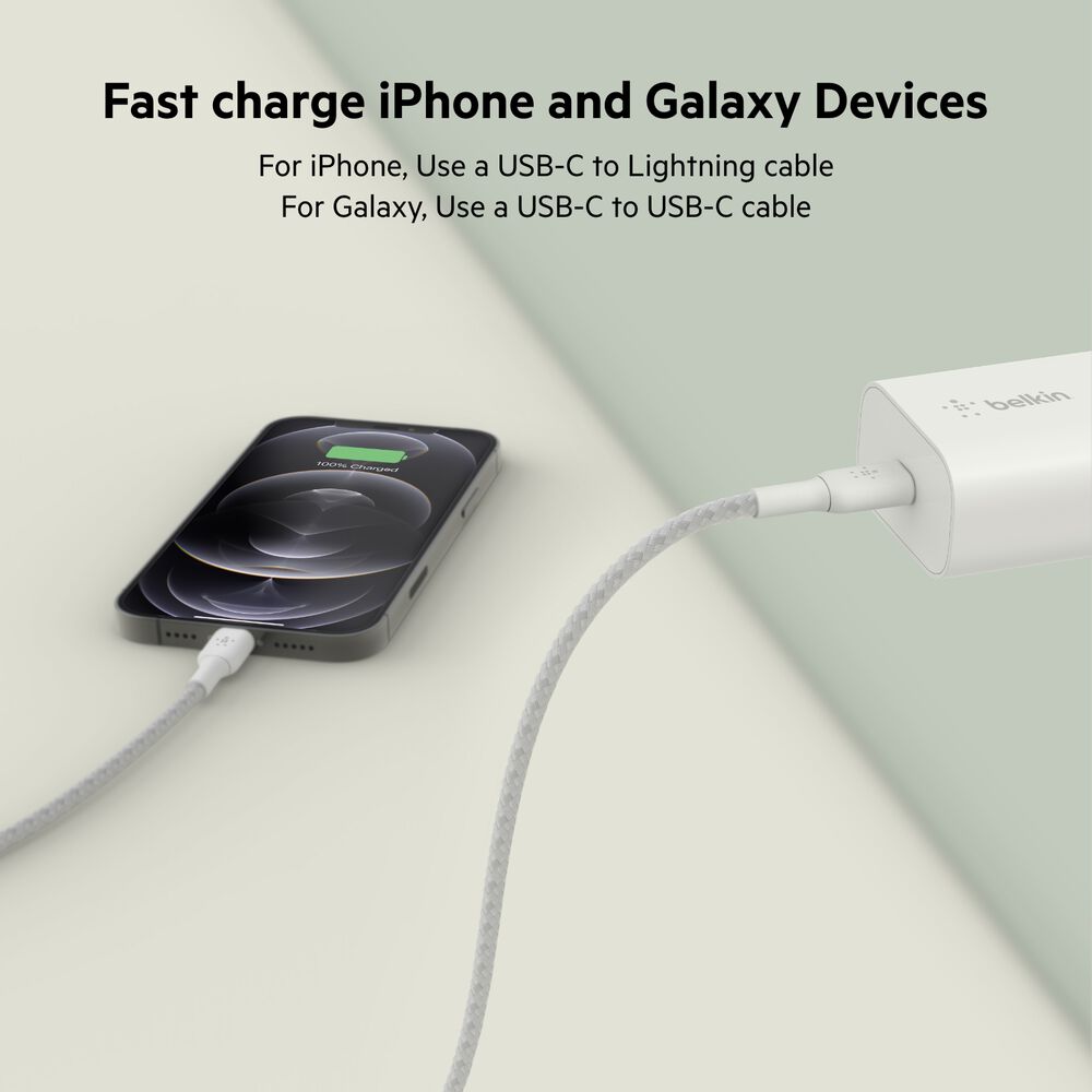 USB-C Power Delivery 3.0 PPS Wall Charger 25W | Belkin US